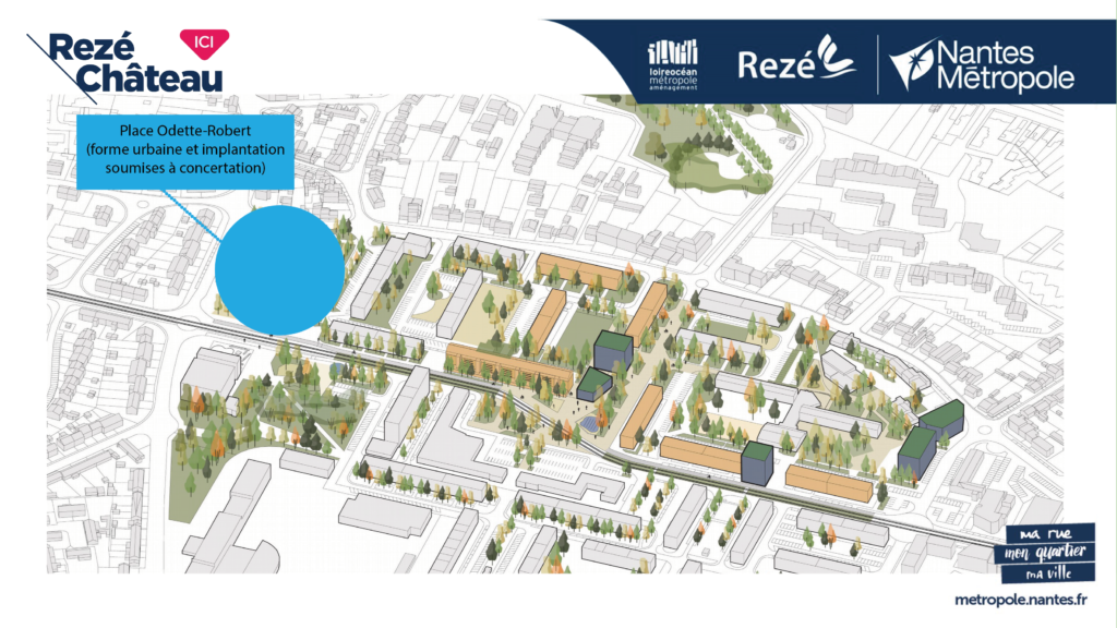 ZAC Château : lancement d’une concertation sur la place Odette-Robert ...